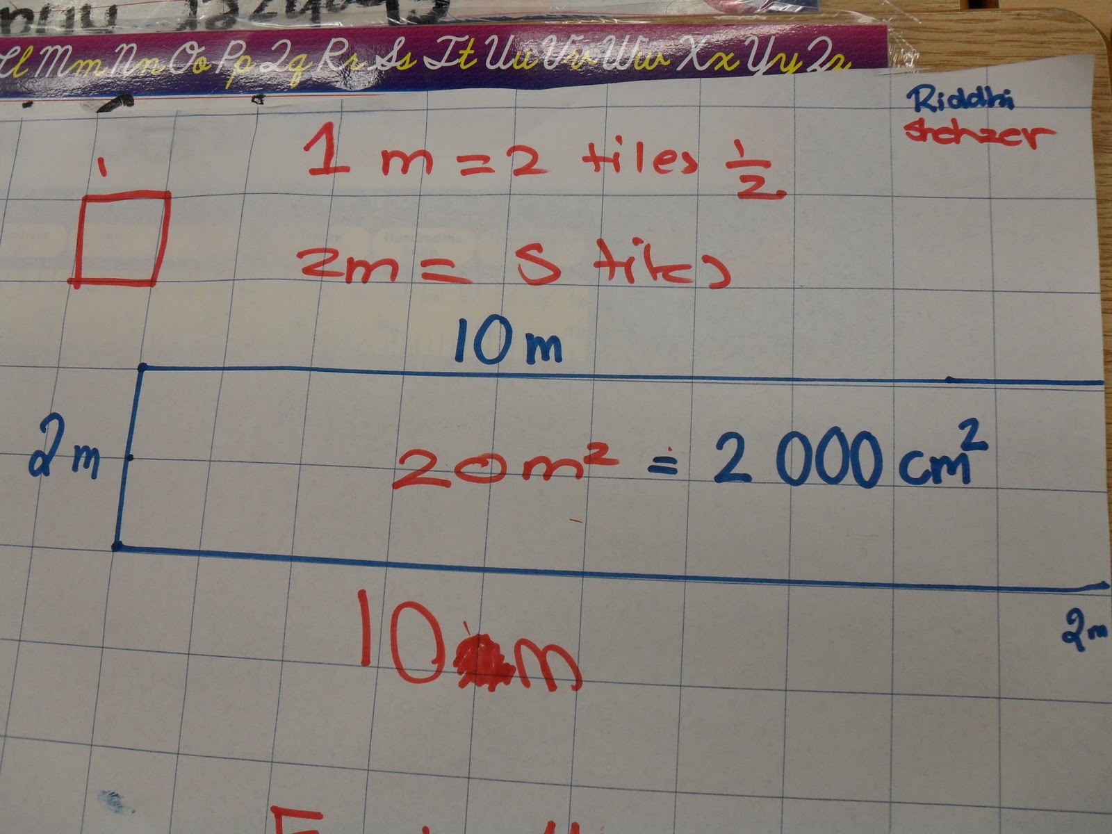 Demonstration Classroom Sharing: Three Part Lesson: Area with ...