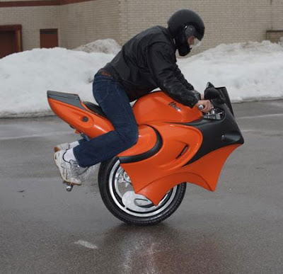 One Wheeled Motorcycle - The Uno | Scrap Everyone