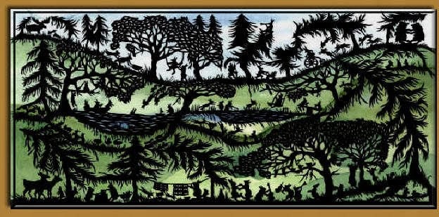 Scherenschnitte Tree