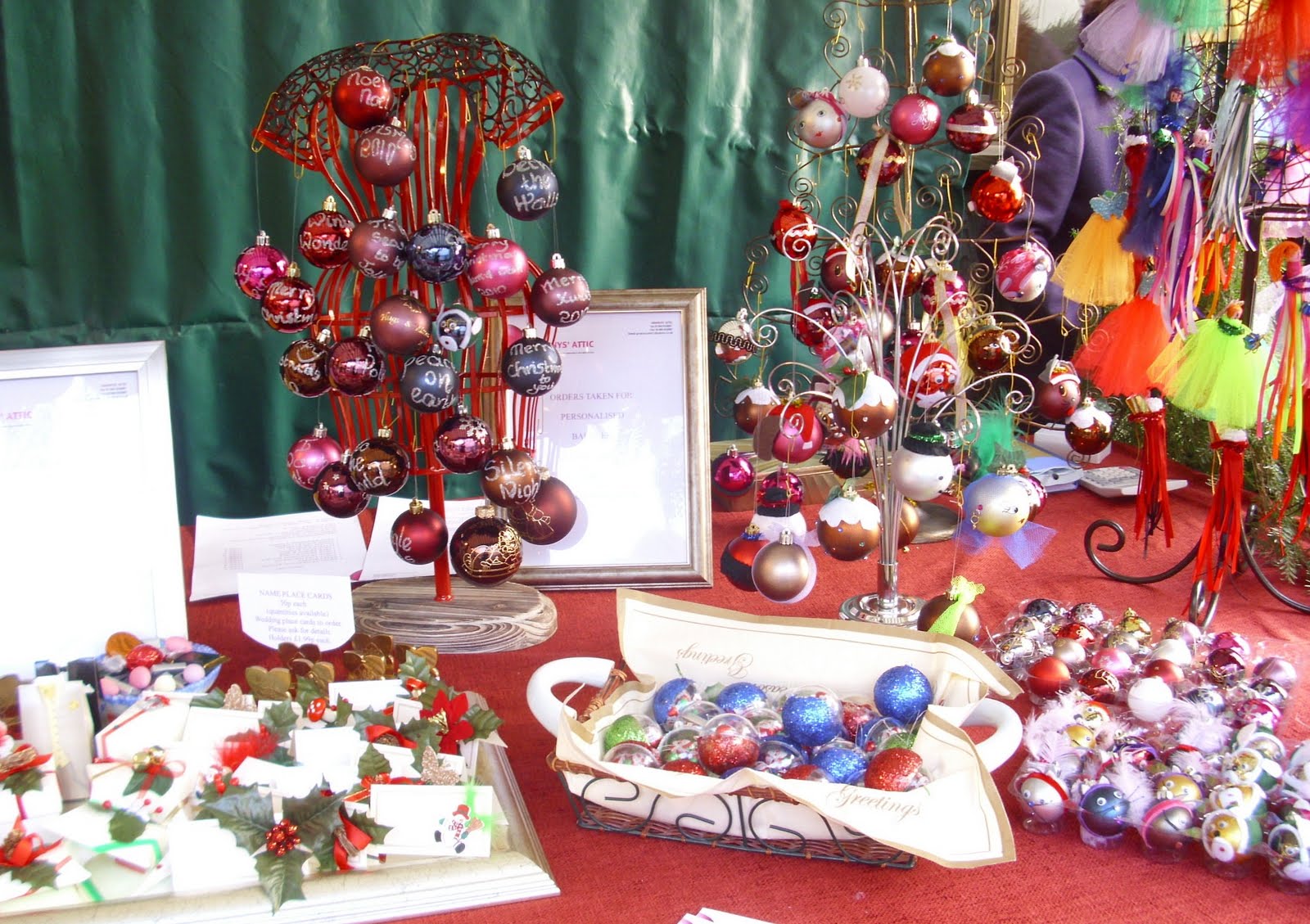 Christmas craft stall update