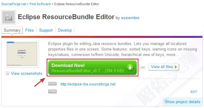 昭佑.天翔: Eclipse 外掛 ResourceBundle Editor 多國語系同時編輯器