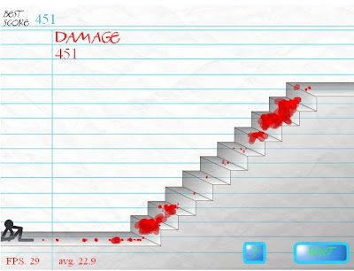 my iPhone Space: Flash Game - Stair Fall