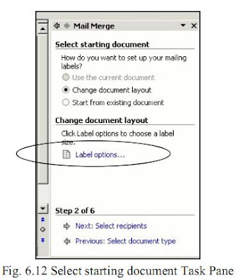 School Of Computer Basic: MAIL MERGE AND RELATED OPERATIONS
