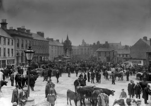Old Strabane Blog: Fair Day c1920 from Abercorn Square