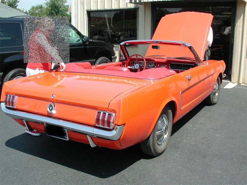 Virginia Classic Mustang Blog: 65 Mustang Convertible-Poppy Red with ...