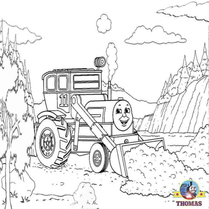Front End Loader Coloring Pages