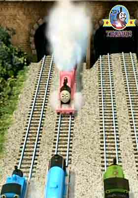 Tickled Pink James The Big Express Engine In Thomas And friends | Train ...