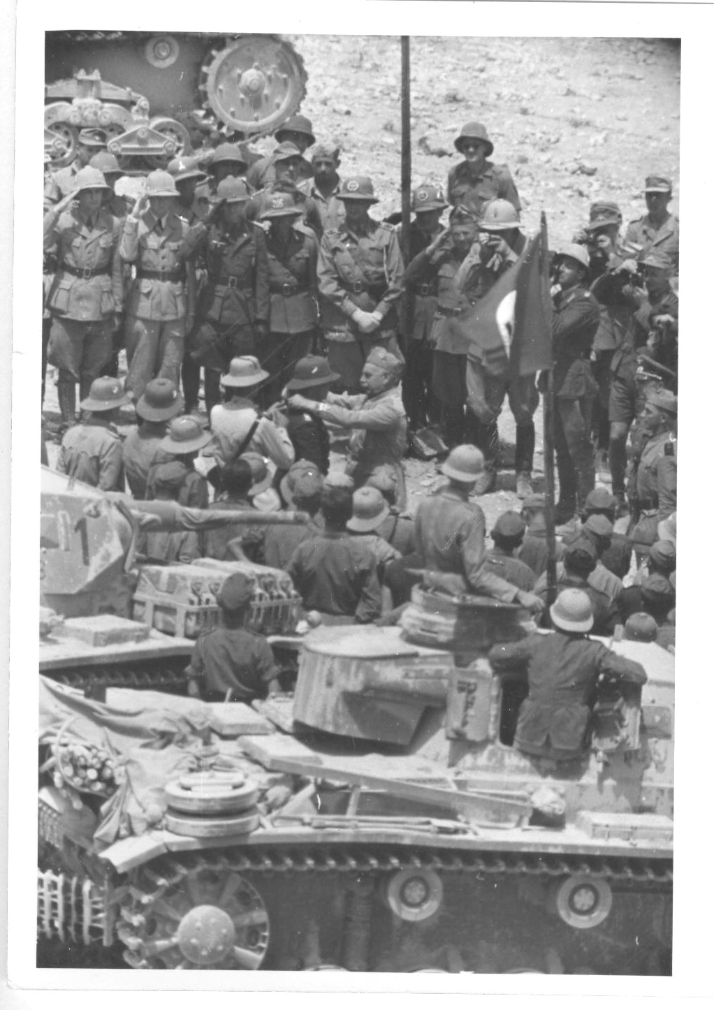 NAZI JERMAN: Foto Erwin Rommel Sebagai Panglima Afrikakorps