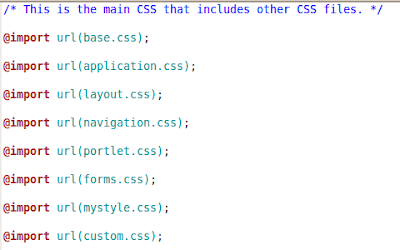 Notes: Understanding CSS in liferay.