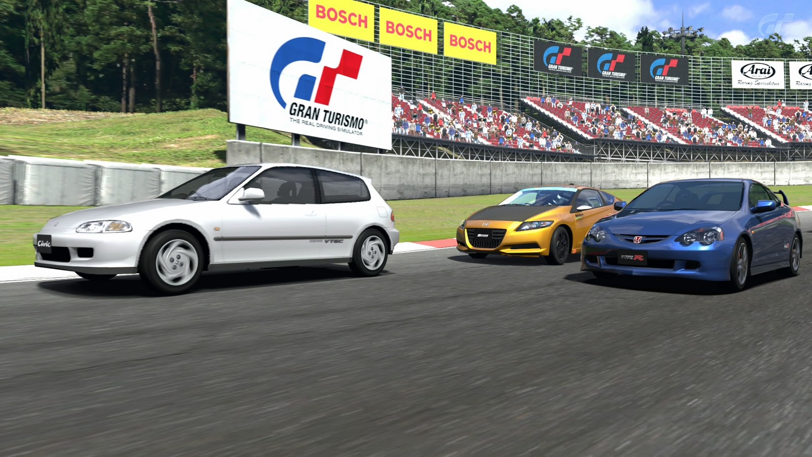 Gran Turismo 5 Photographies: Spoon CZ-R Deep Forest Raceway