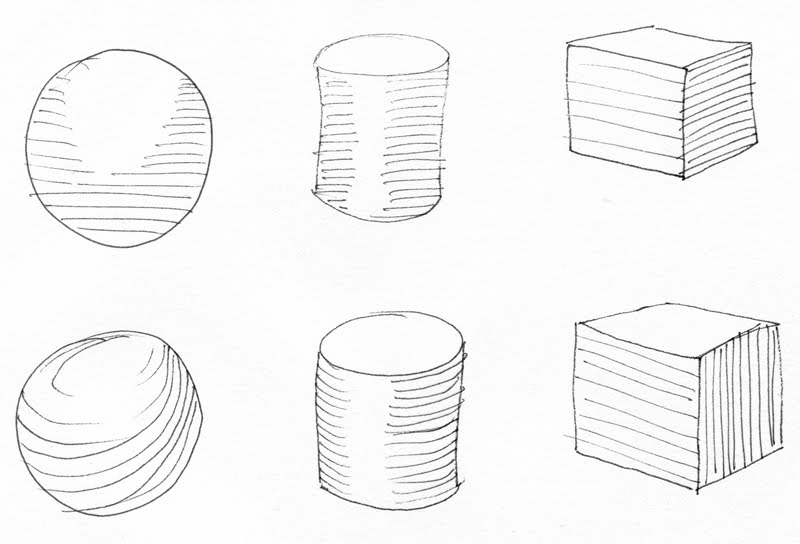 Gesture of Life Drawing: Cross Hatching and Cross Contours