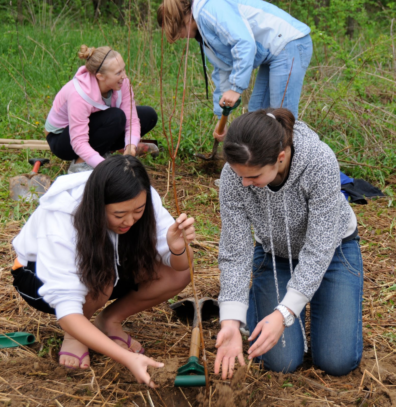 Flight....for the land: Tree planting with high school students