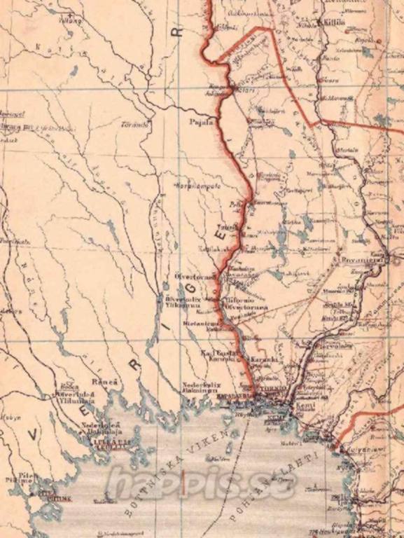 Tornedalen Karta | Karta