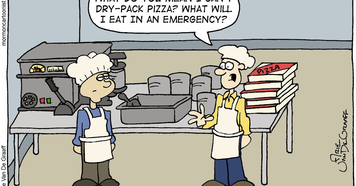 Ward Cartoonist: If Only Food Storage Was This Good