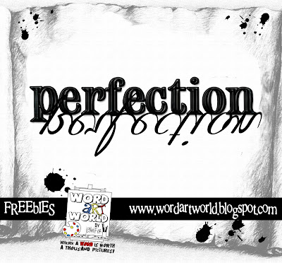 Word Art World: Perfection