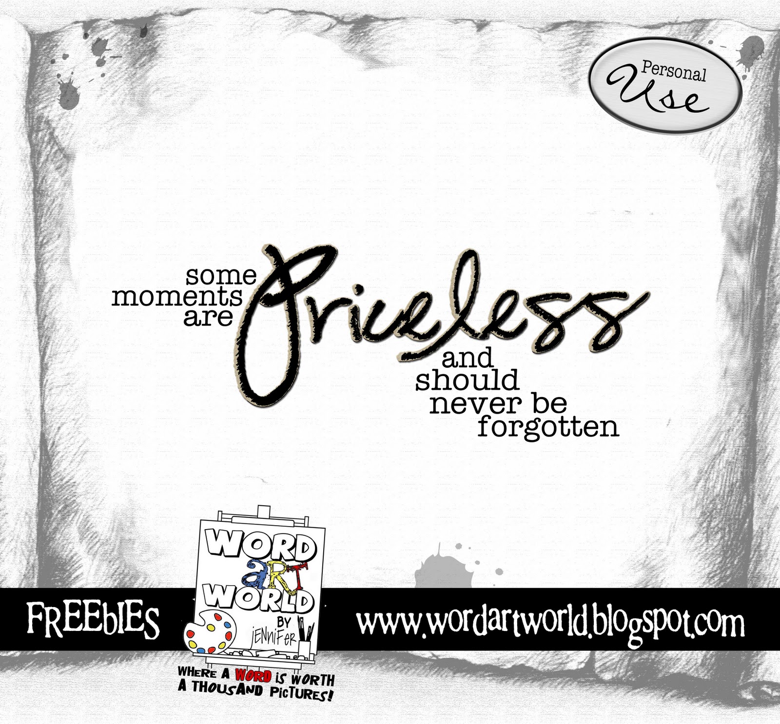 Word Art World: Priceless
