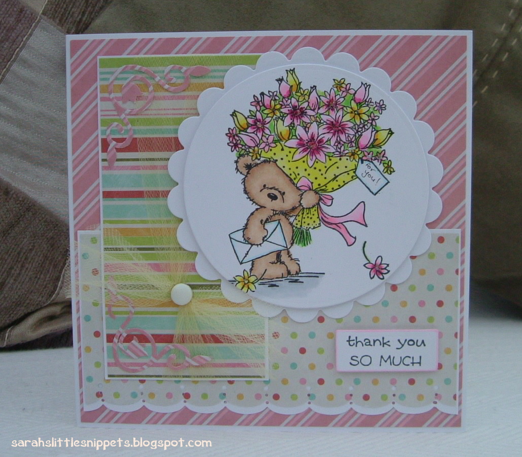 Sarah's Little Snippets: Cards using Lili of the Valley stamps