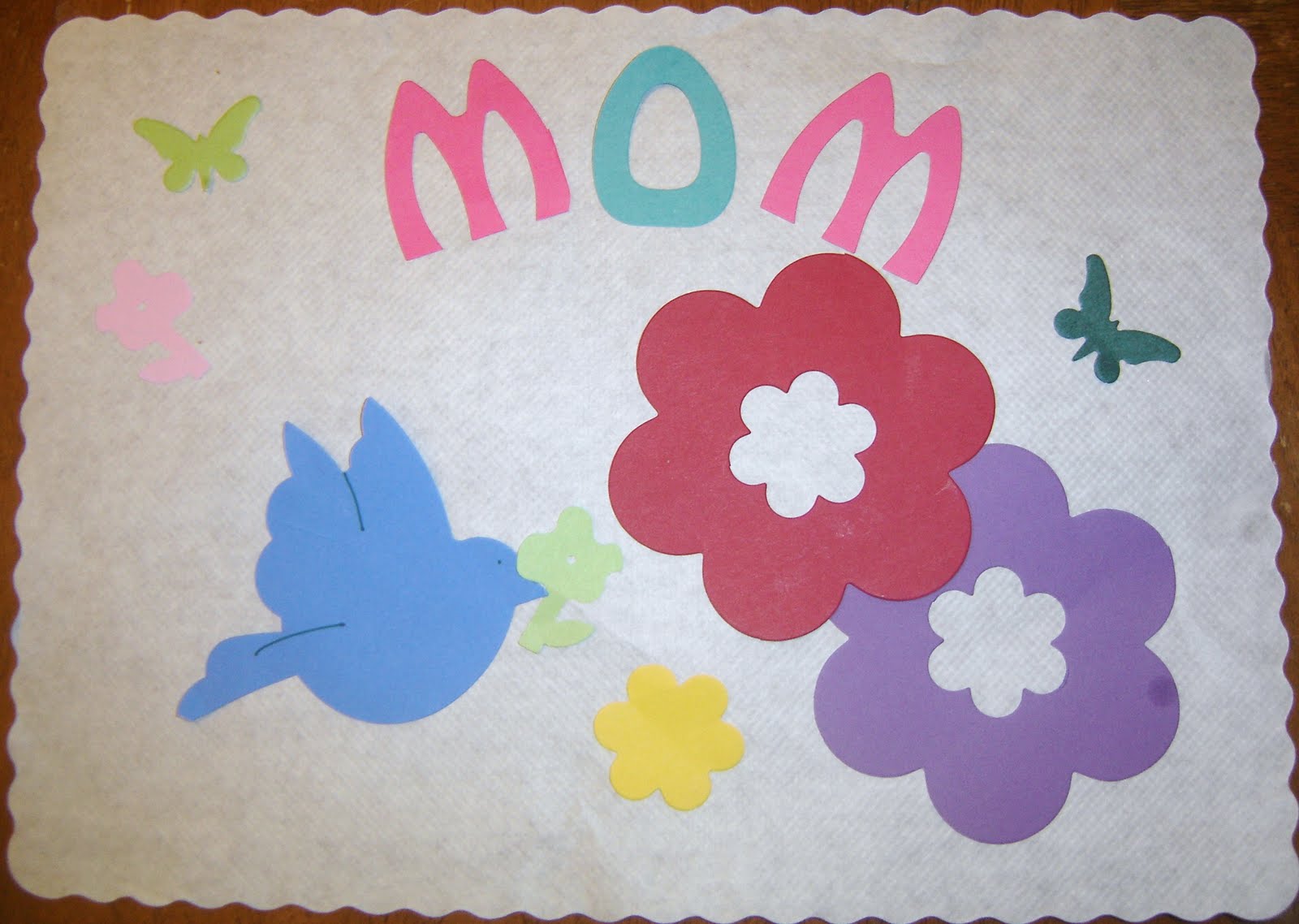 The Spamdrew Family: Mother's Day Placemat