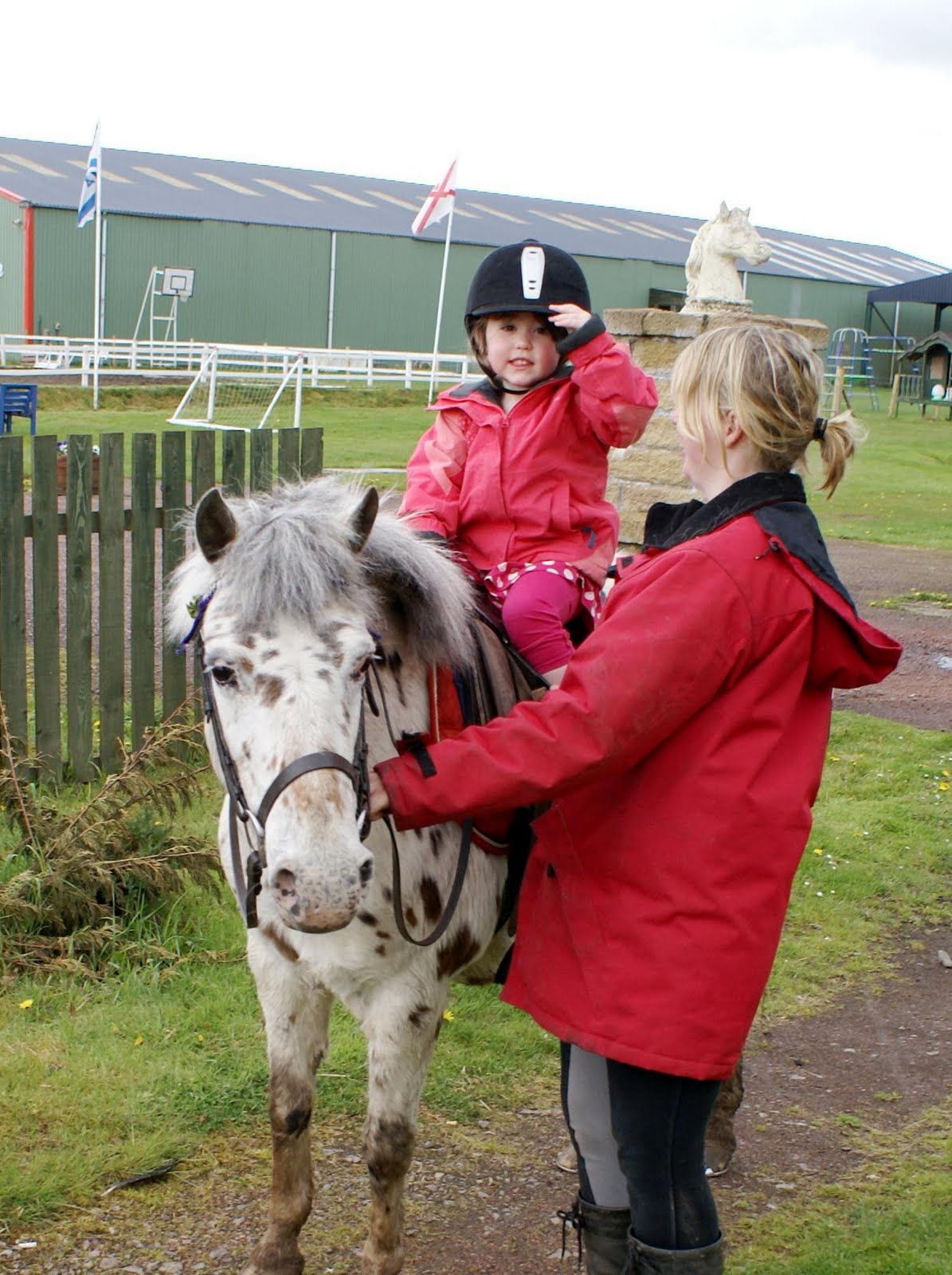 Neive and Beth: Horsey Horsey don't you stop!