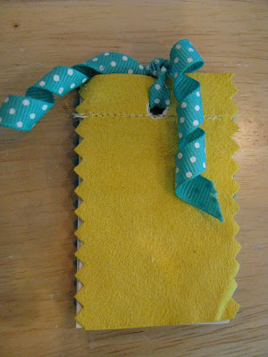 CREATE STUDIO: Ultrasuede Scrap Pad Tutorial