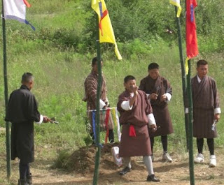 Bhutan: Khuru, popular dart game played in Bhutan