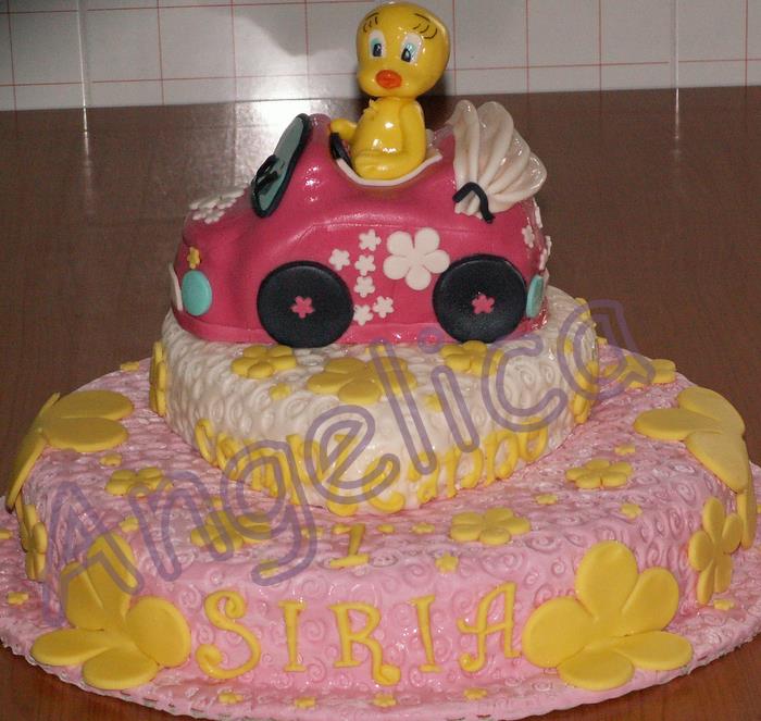 Emozioni in torte- Le torte di Angelica: Una brum brum per Titty