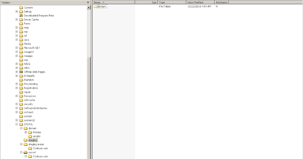 AD Shot Gyan: How To Recreate SYSVOL Structure
