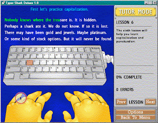 Belajar Sendiri Mengetik Cepat 10 Jari (Game Hiu Type Shark dan Typing ...