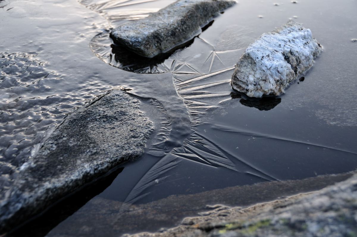 Hans-Arne's photos: The water is "Freezing"....