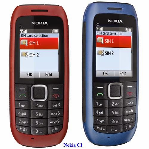 Nokia C1 & C2, Handphone Dual GSM pertama dari Nokia