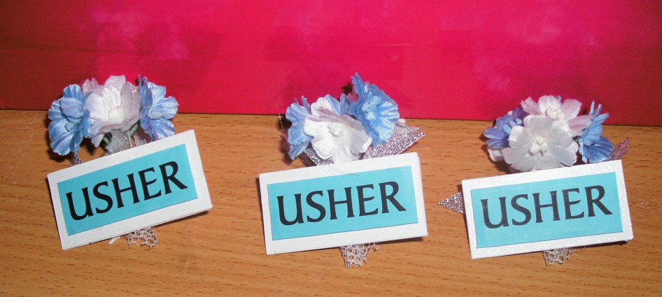 Church ushers name tags - menslessons