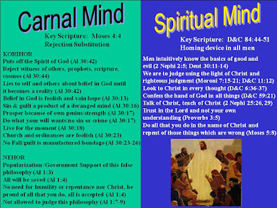 Contemplations: Carnal vs. Spiritual Mind