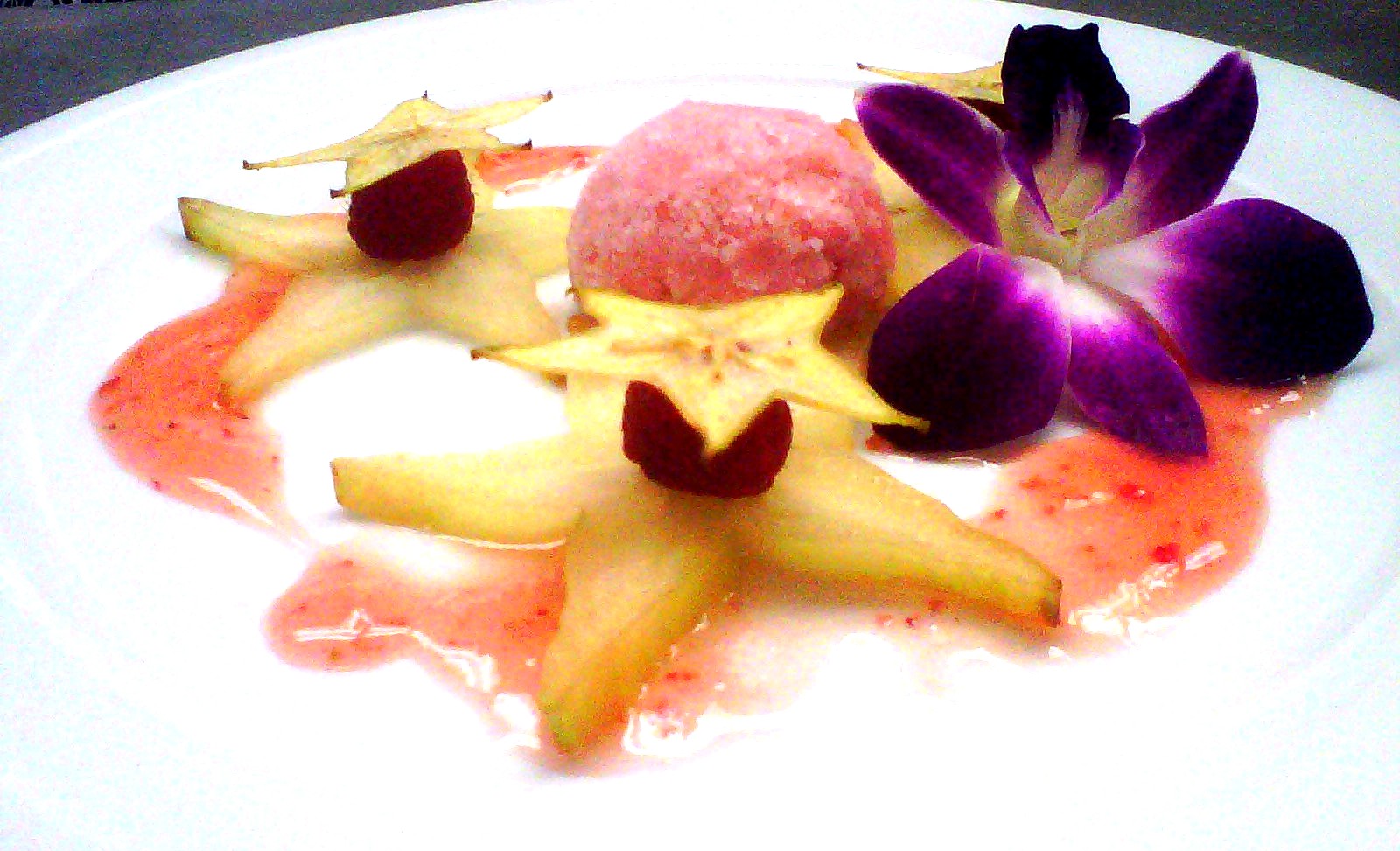 Guava Ice with Starfruit