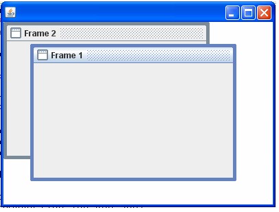 Swing : DeskTop Pane