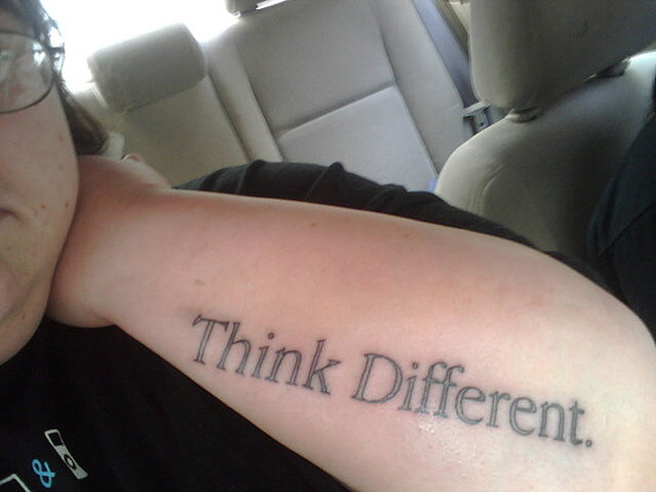 Nerd Tattoos: Apple Tattoos