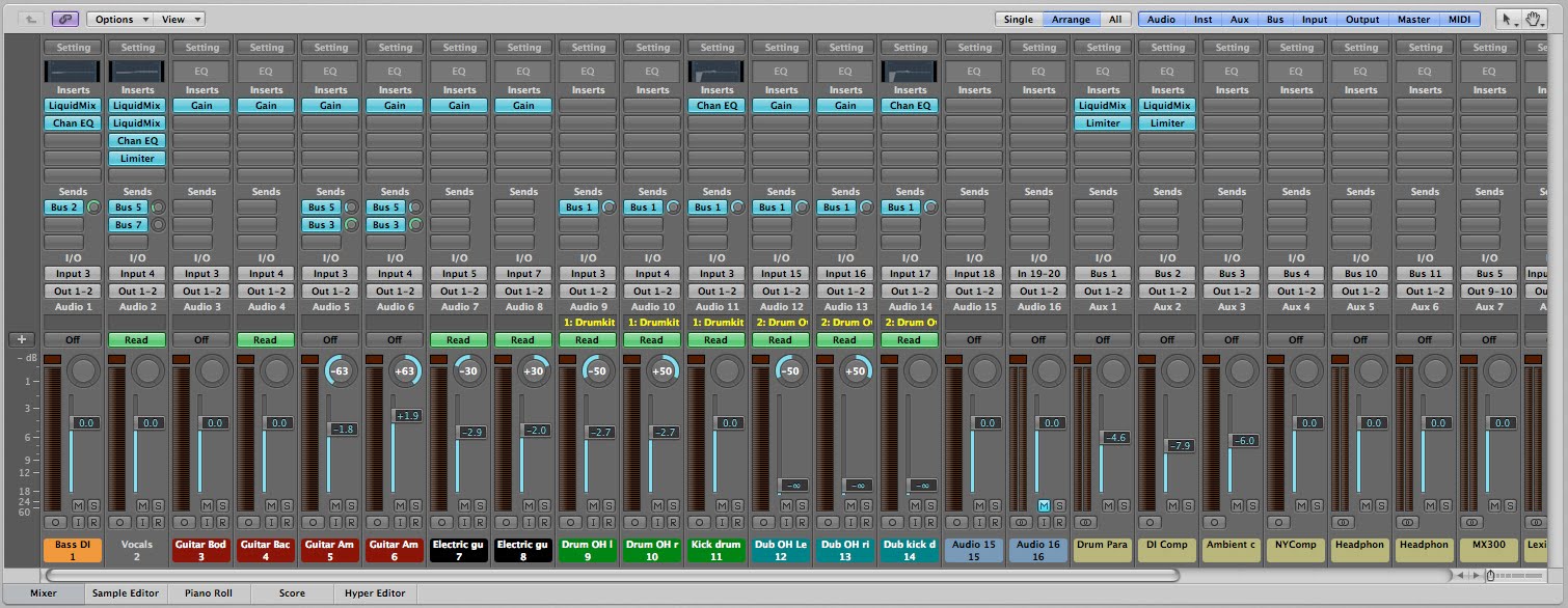 Professional Practices: Recording in Pro Tools & mixing in Logic