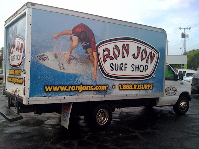 A1A Sign Wave: Ron Jon Surf Shop Box Truck Wrap