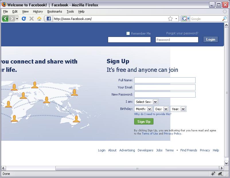 Software Quality Assurance Stuff: Bug in Facebook login page