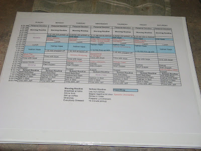 THE BEAUTY OF LIFE: free schedule maker