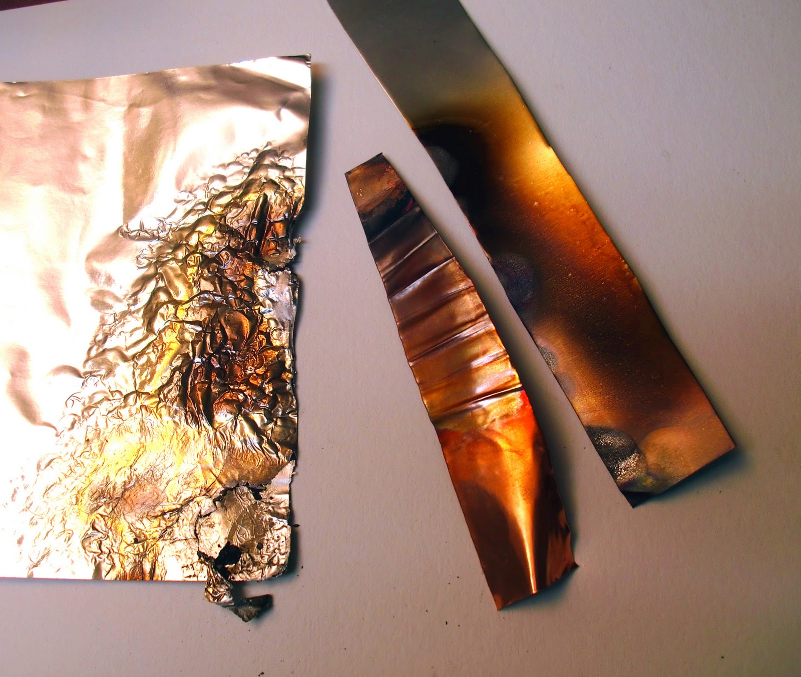 Daily Painters Abstract Gallery: Torch experiments © Carol Nelson Fine Art