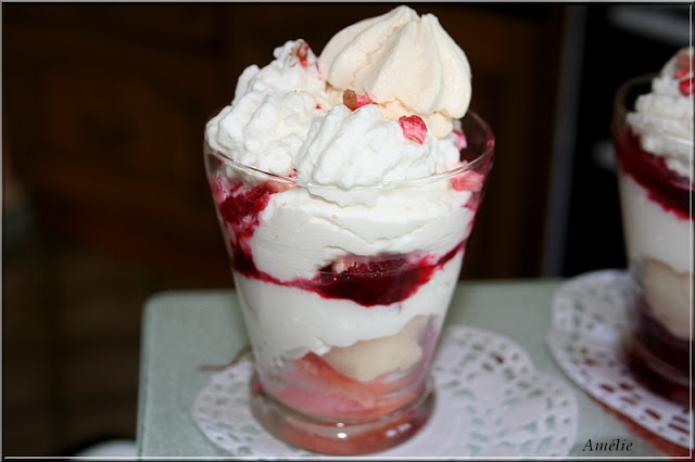 LA TABLE LORRAINE D'AMELIE: VERRINES ROSES-LITCHI-MERINGUES ET COULIS ...