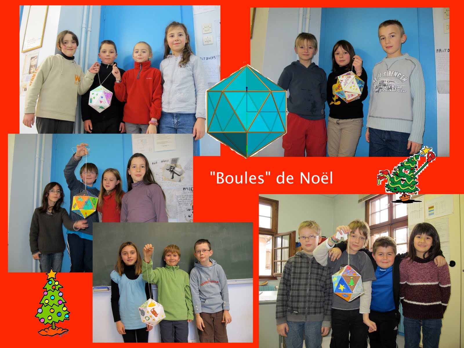 Raconte l'école: Solides de Noël au CM1