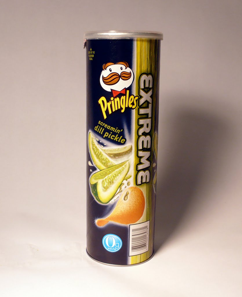 Pringles Extreme : Screamin' Dill Pickle Flavor