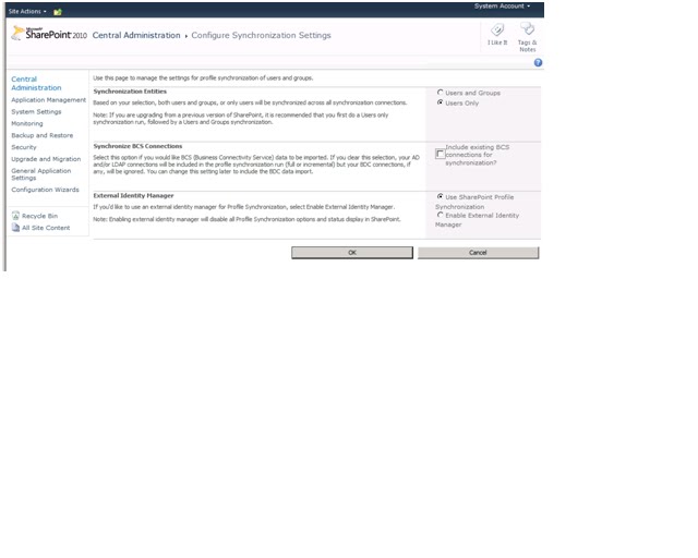 Imperfect It Setting Up The Sharepoint 2010 User Profile Service