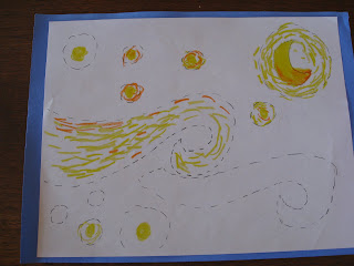ART with Mrs. Smith: Art Lesson, Starry Night