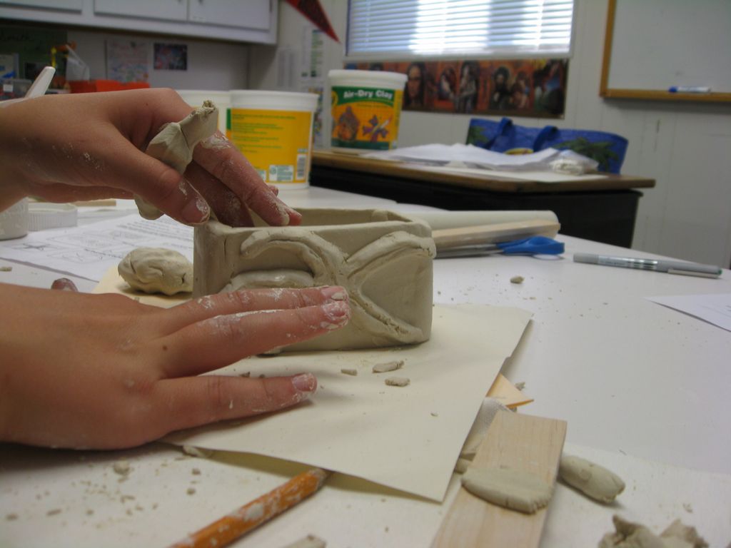 ART with Mrs. Smith: "ME" clay boxes
