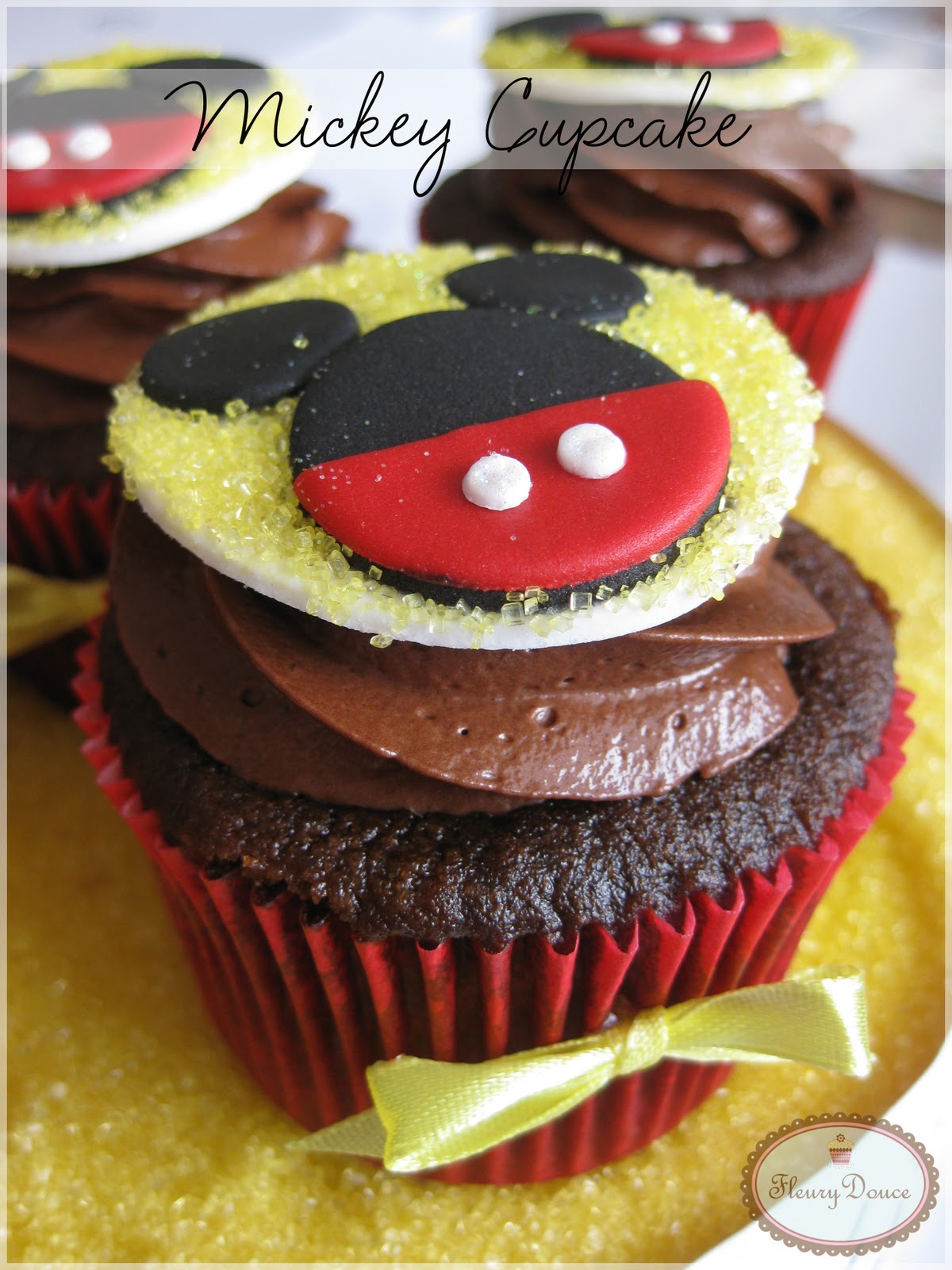 Fleury Douce: Mickey Cupcake