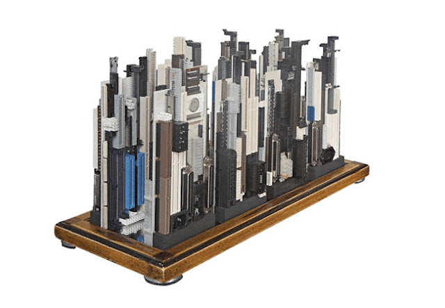 Urban Sculptures Made out of Computer Parts ~ PModels