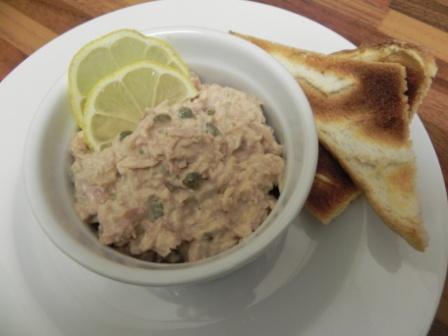 Marymade: Smoked Mackeral Pate with Melba Toast