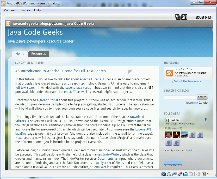 Install Android OS on your PC with VirtualBox - Java Code Geeks